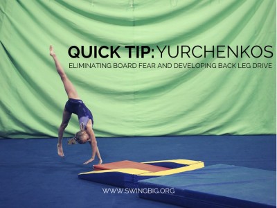 Teaching round-offs onto the springboard — and my first video! – Swing Big!
